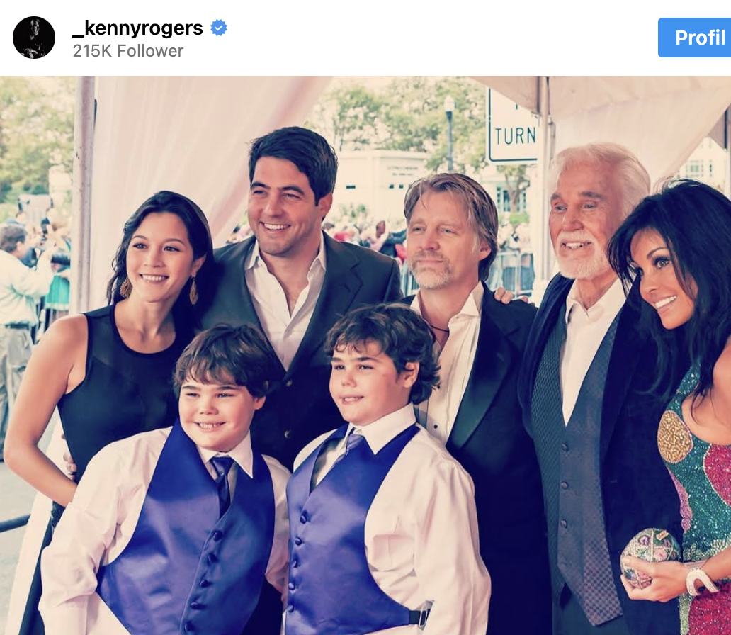 Kenny Rogers Welcomed Twins at 65 — Discover the Lives of All Five of ...