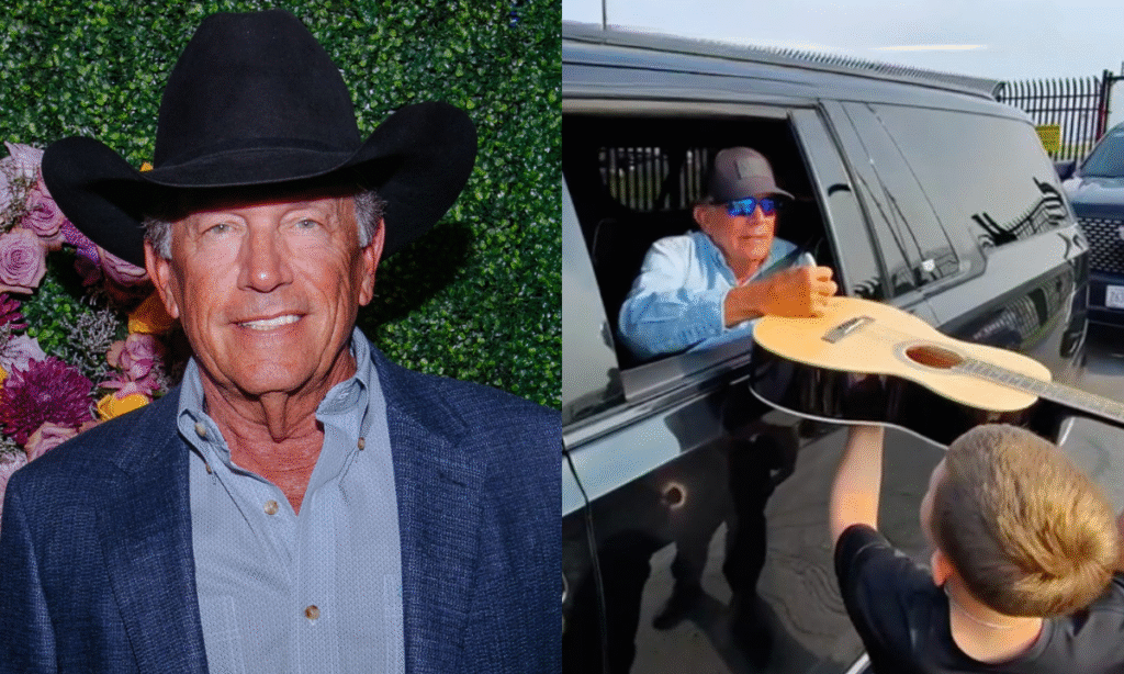 After the concert, George Strait was already heading out… until he ...