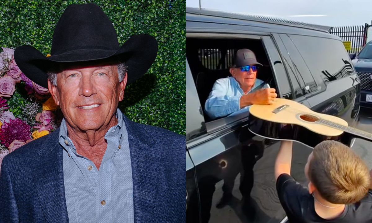 George Strait Melts Hearts by Signing Guitars for Young Fans in Buffalo ...