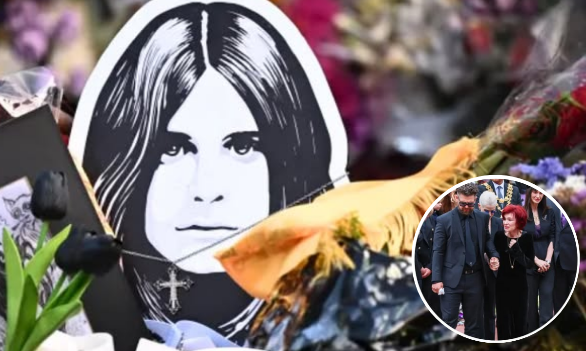 Ozzy Osbourne’s Funeral: Sharon Osbourne Breaks Down In Birmingham As ...