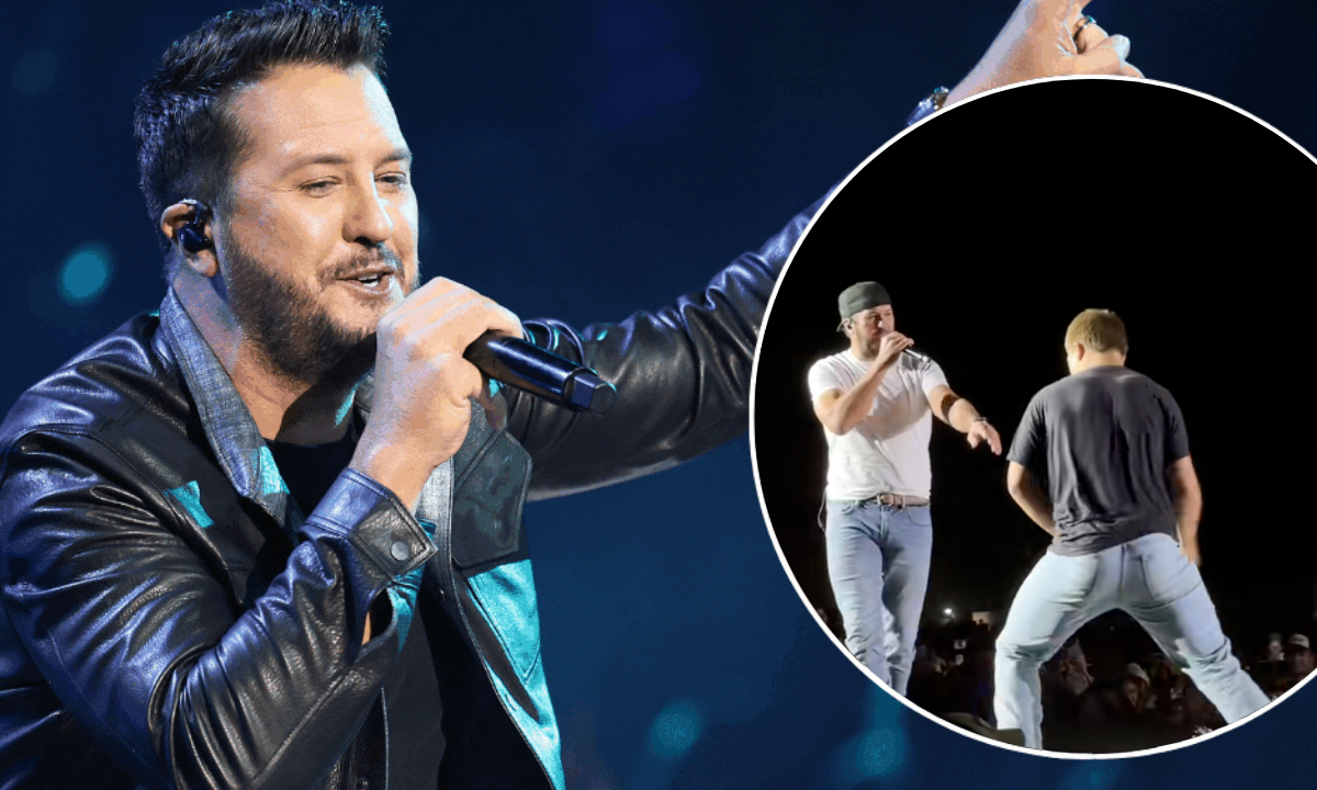 Luke Bryan Stops Mid-Show To Give Teenage Fan A Hilarious Dance Lesson ...