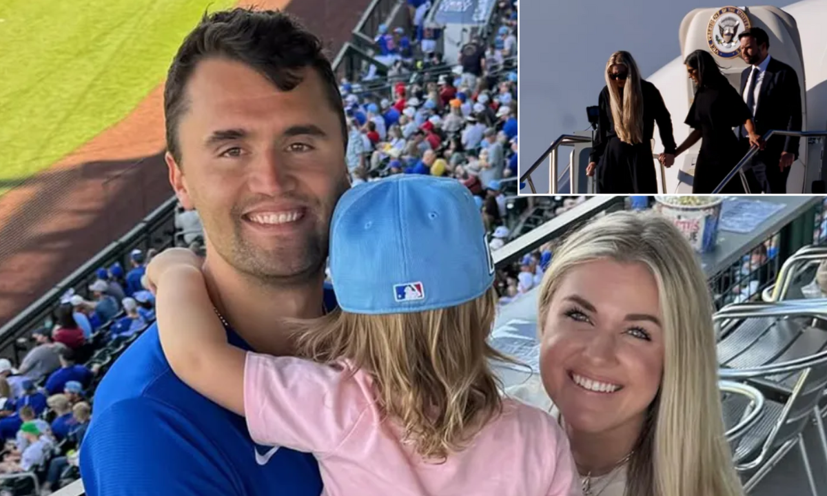 Erika Kirk, Charlie Kirk’s widow, was seen for the first time since his ...