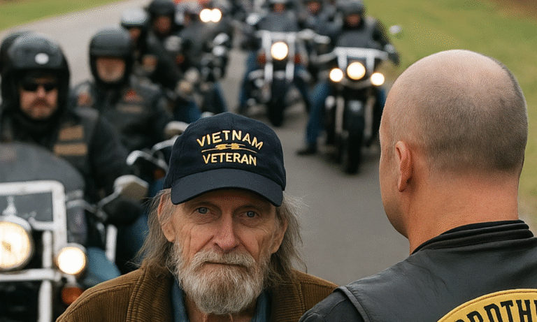 His Children Refused to Claim a Homeless Veteran — But 53 Bikers He’d ...